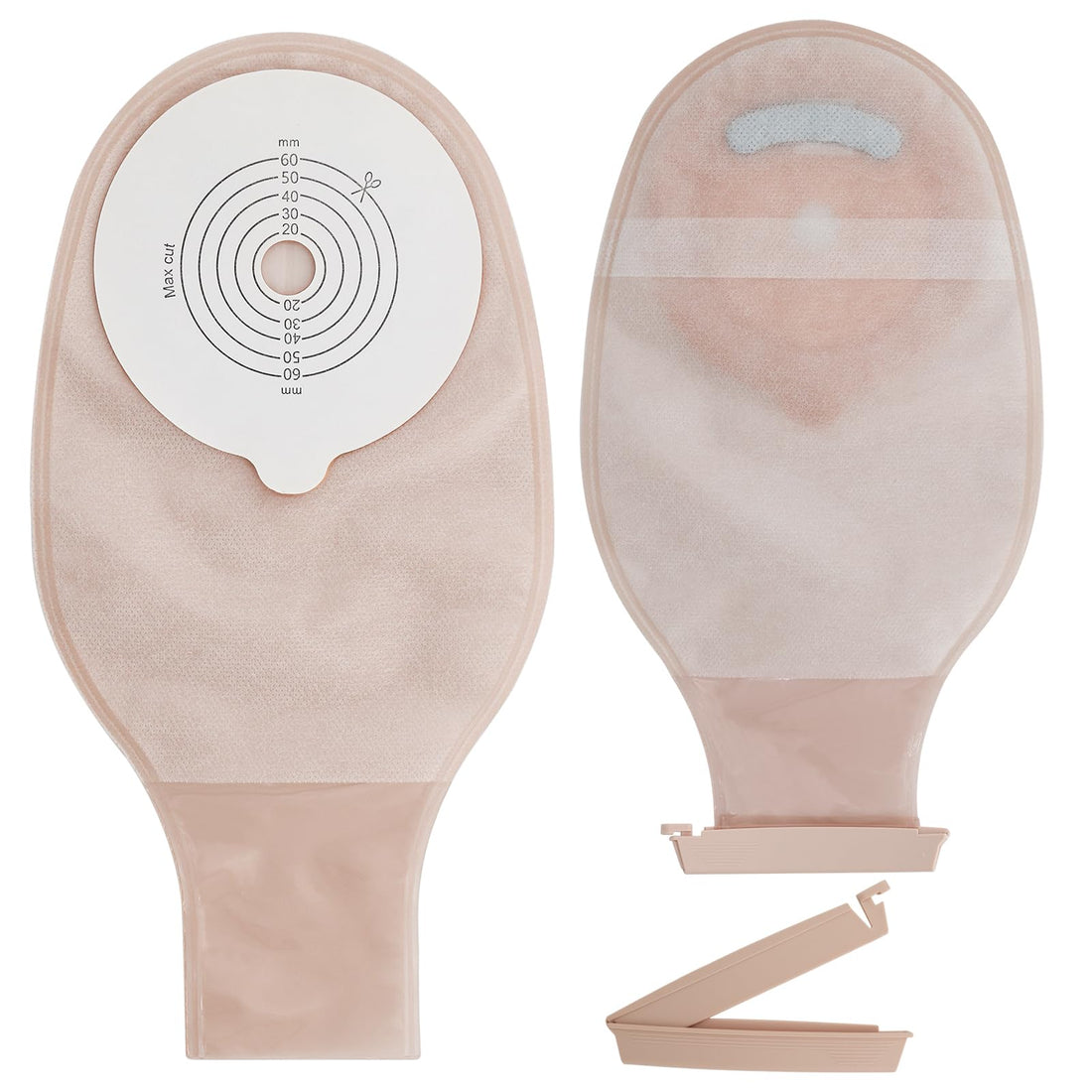 Colostomy Bags, One-Piece Drainable Pouches for Ostomy, Ileostomy, and ...