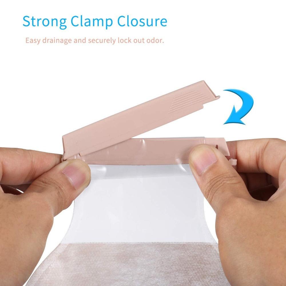 Colostomy Bags with Clamp Closure, One Piece Drainable Pouch, Cut-to-F ...