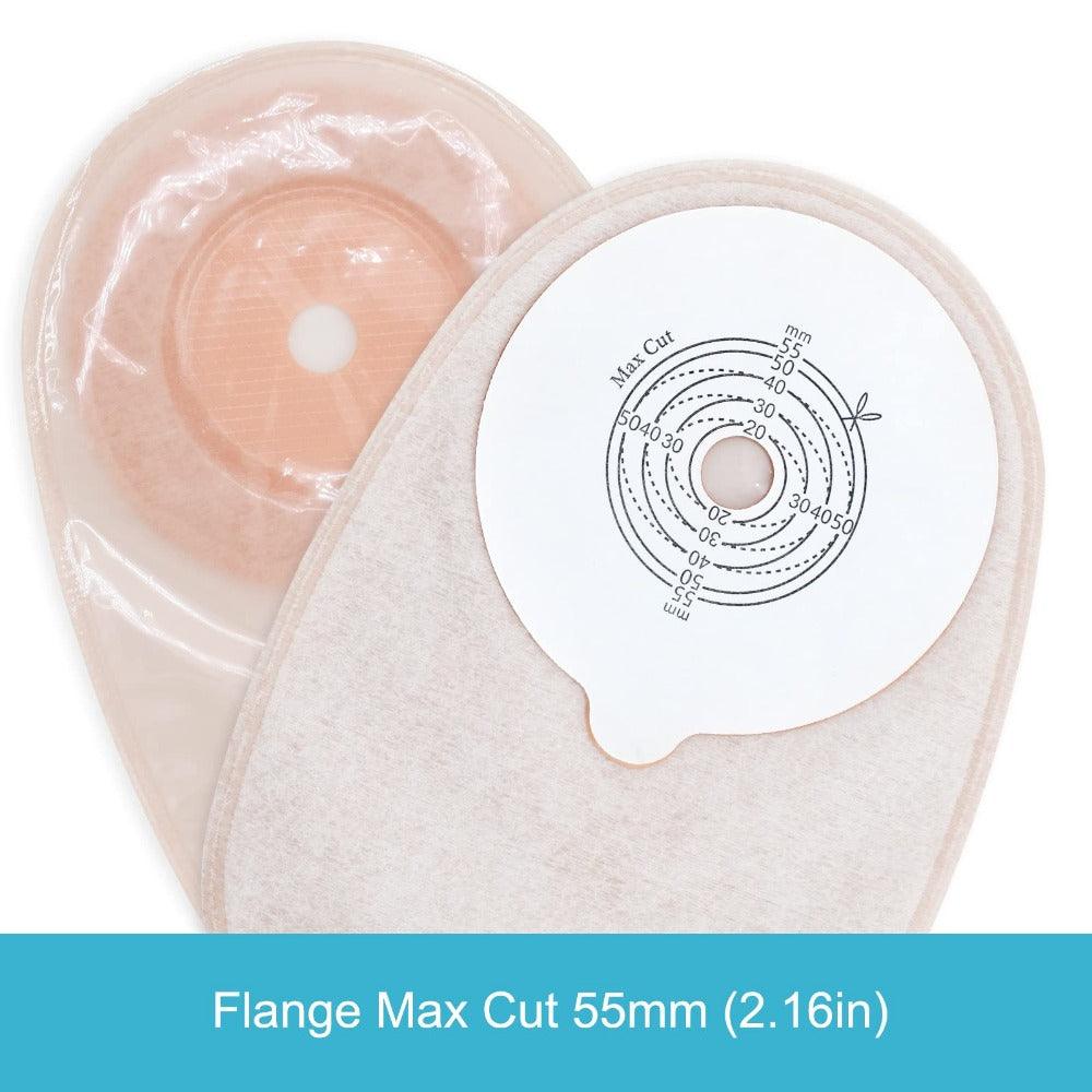 Disposable Ostomy Bags, One-Piece Closed Colostomy Pouch, 10 PCS ...